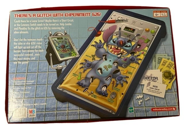 Milton Bradley Operation 626 Edition LILO And Stitch Operation Complete ...