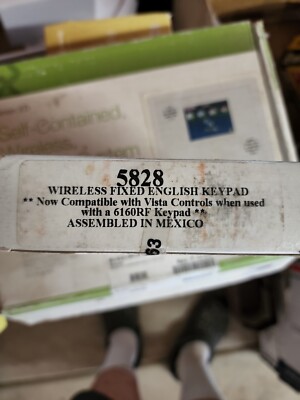 Honeywell 5828 Wireless Fixed Keypad Access Device - White 781410552128 ...