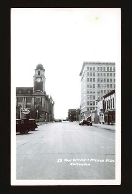 Post Office & McLeod Bldg Edmonton View along a commercial street- Old ...