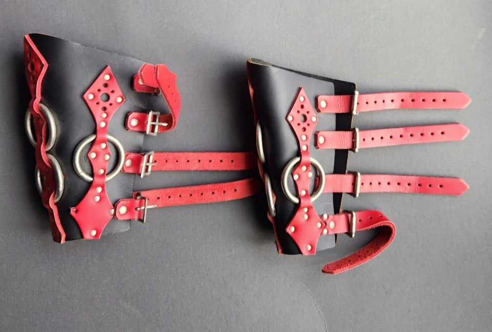 Medieval Armor Arm Fantasy Bracers Wrist Gauntlet Cuff Steampunk Punk ...