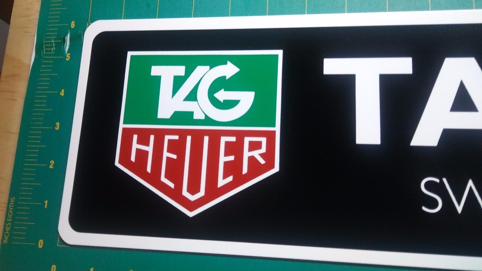 TAG Heuer logo Aluminum Sign 6" x 24" | eBay