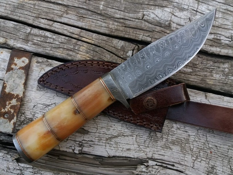 10 inches custom hand made beautiful hunting knife. | eBay