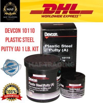 DEVCON 10110 PLASTIC STEEL PUTTY (A) 1 lb. Kit New Sealant | eBay