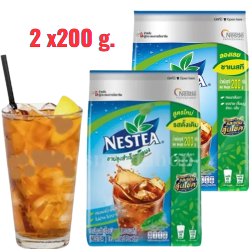 2 x200 g.Nestea Nestle Unsweetened 100% Instant Iced Tea Mix Beverages ...