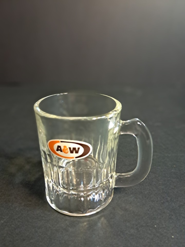 Vintage A&W Root Beer Mini Mug Oval Logo AW Original Authentic 3 1/4 ...