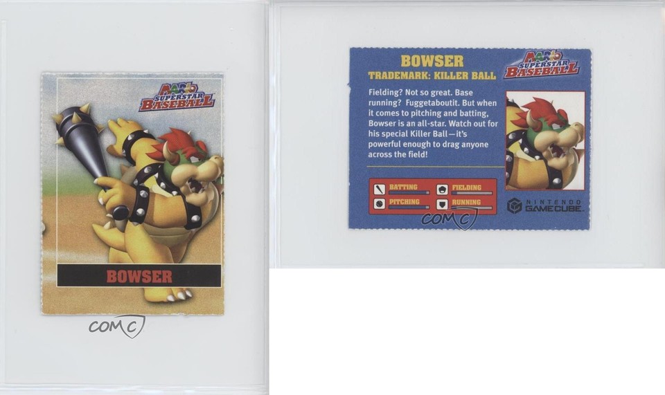2005 Nintendo Power Mario Superstar Baseball Bowser 0ni9 | eBay