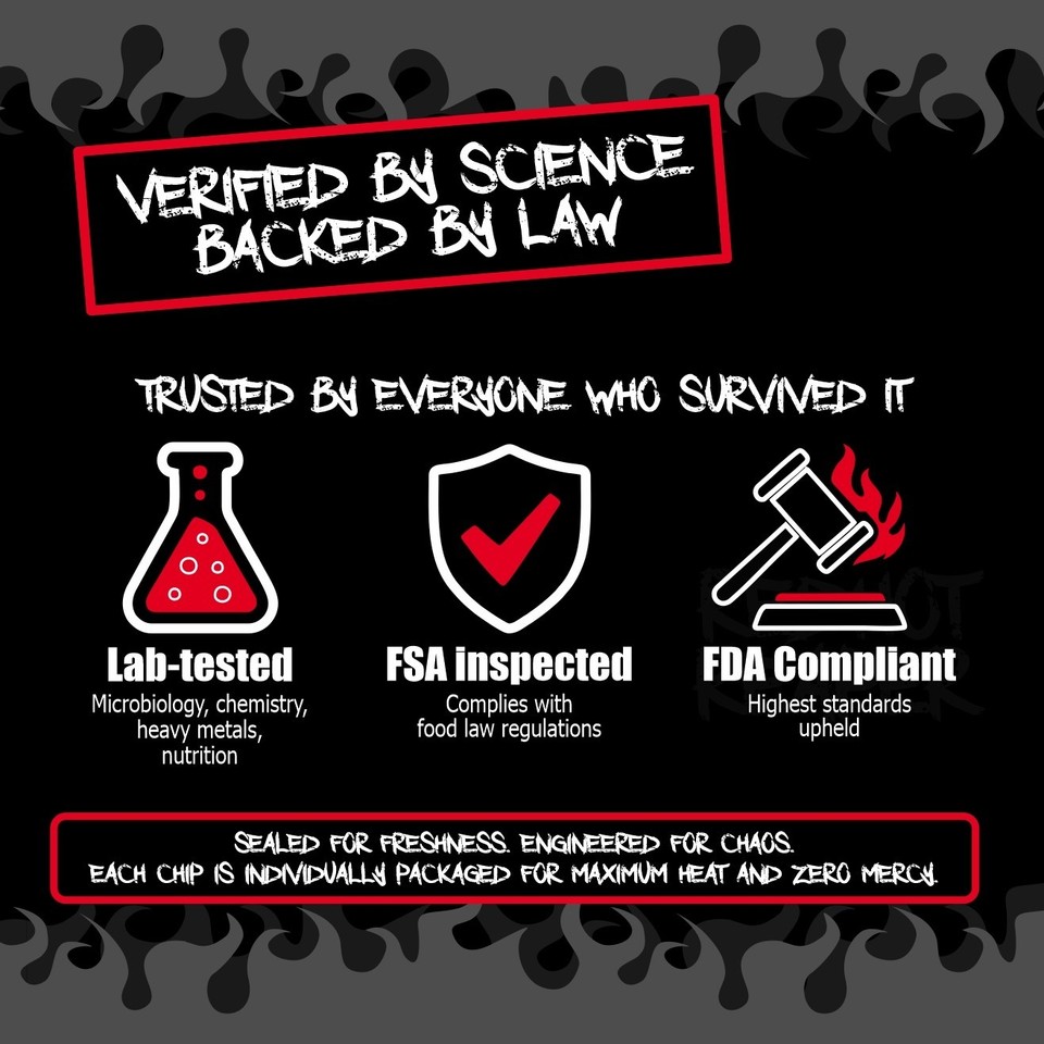 4x CHIP CHALLENGE - WORLDS HOTTEST CHILLI CHIP 🔥🔥(2x Twin Pack ...