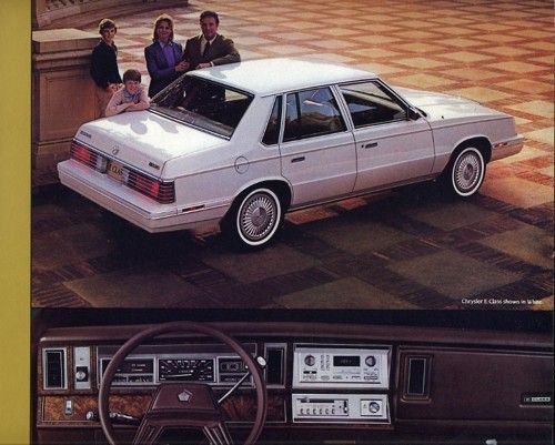 1984 CHRYSLER E-CLASS E CLASS SALES BROCHURE + BOOK | eBay