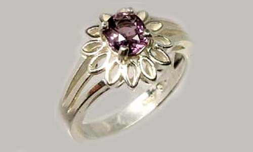 19thC Antique ¾ct+ Lavender Spinel+Ring: Ancient Mariner “Way Stone ...