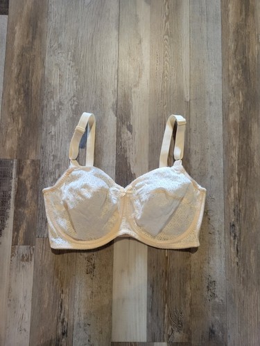 Bali Desire Lace Size 38 DD Ivory unlined Full Figure Underwire Bra | eBay