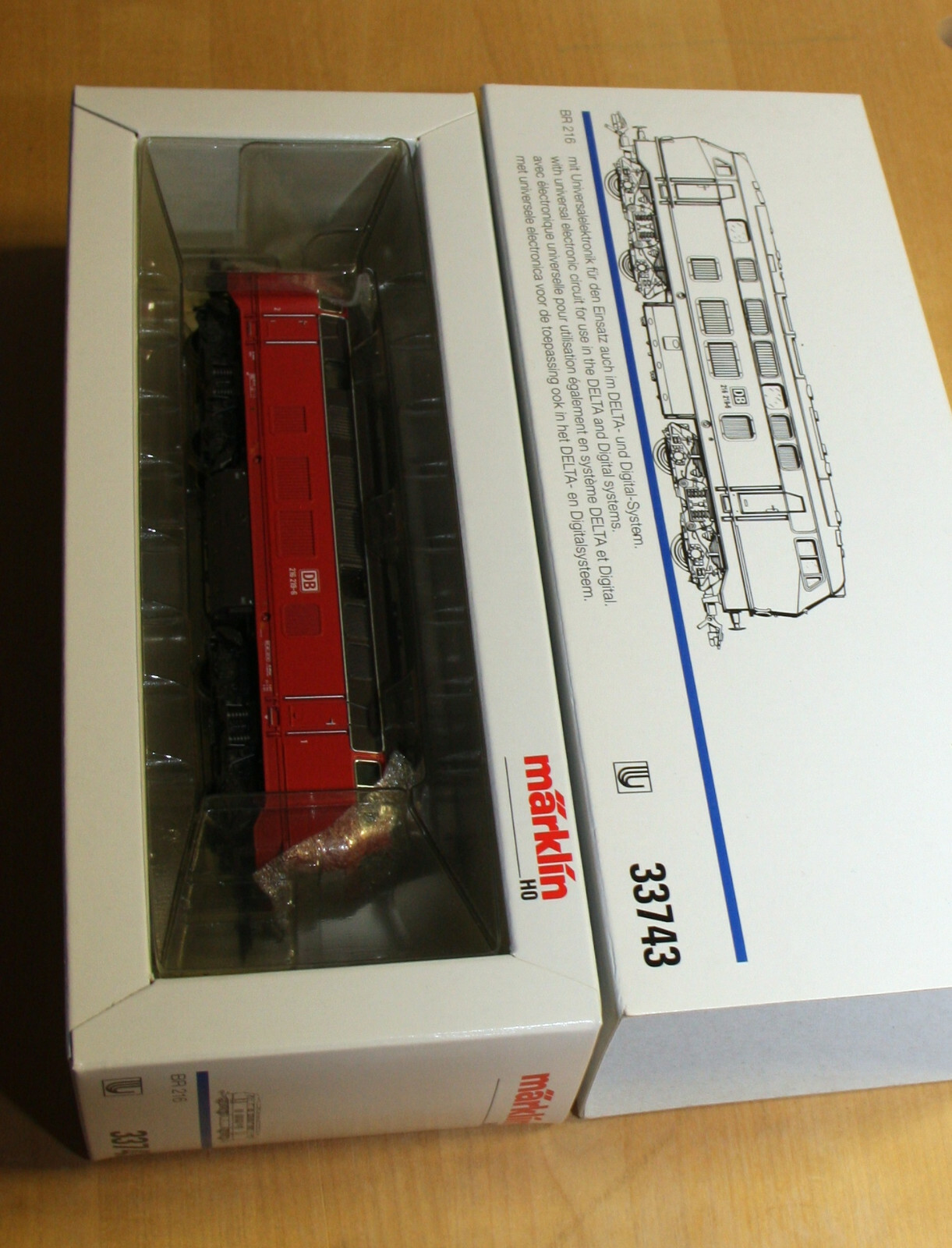 Märklin 33743 H0 Diesellok BR 216 Delta / digital | Compra online en eBay