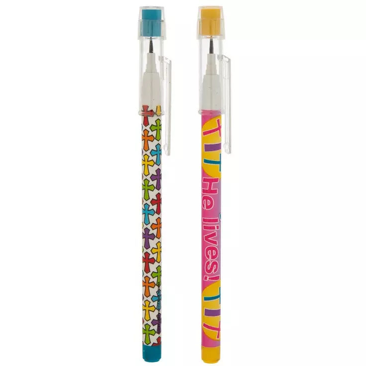 12 Easter Religious Push Point Pencils Easter baskets Sunday school | eBay