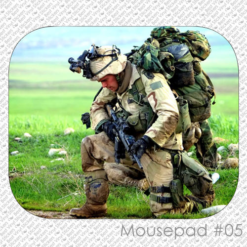 ARMY CUSTOM MOUSE PAD MILITARY GUN RIFLE LOGO MOUSEPAD (MM-01) | eBay