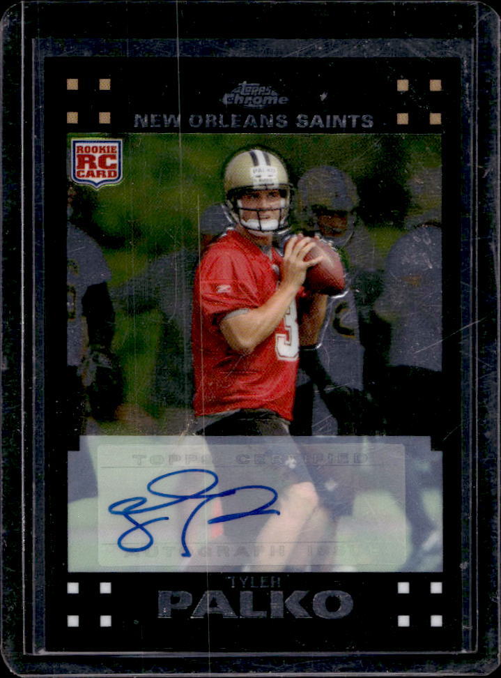 2007 Topps Chrome Tyler Palko Rookie Auto RC #TC176 Saints | eBay