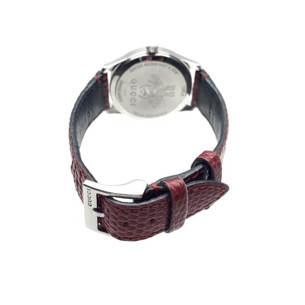 GUCCI Gucci Watch YA126584 126.5 G Timeless Bee Quartz Red 3 Hand Date ...
