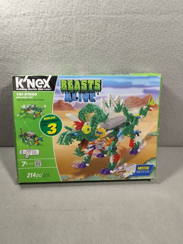New K'NEX Tri-Stego Beasts Alive Building Set Construction Toy Motorized 744476344847| eBay