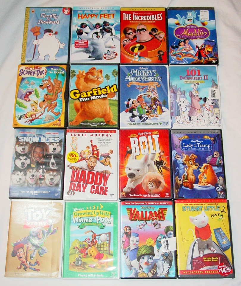16 CHILDREN'S THEME DVD'S -10 ARE DISNEY MOVIES | eBay