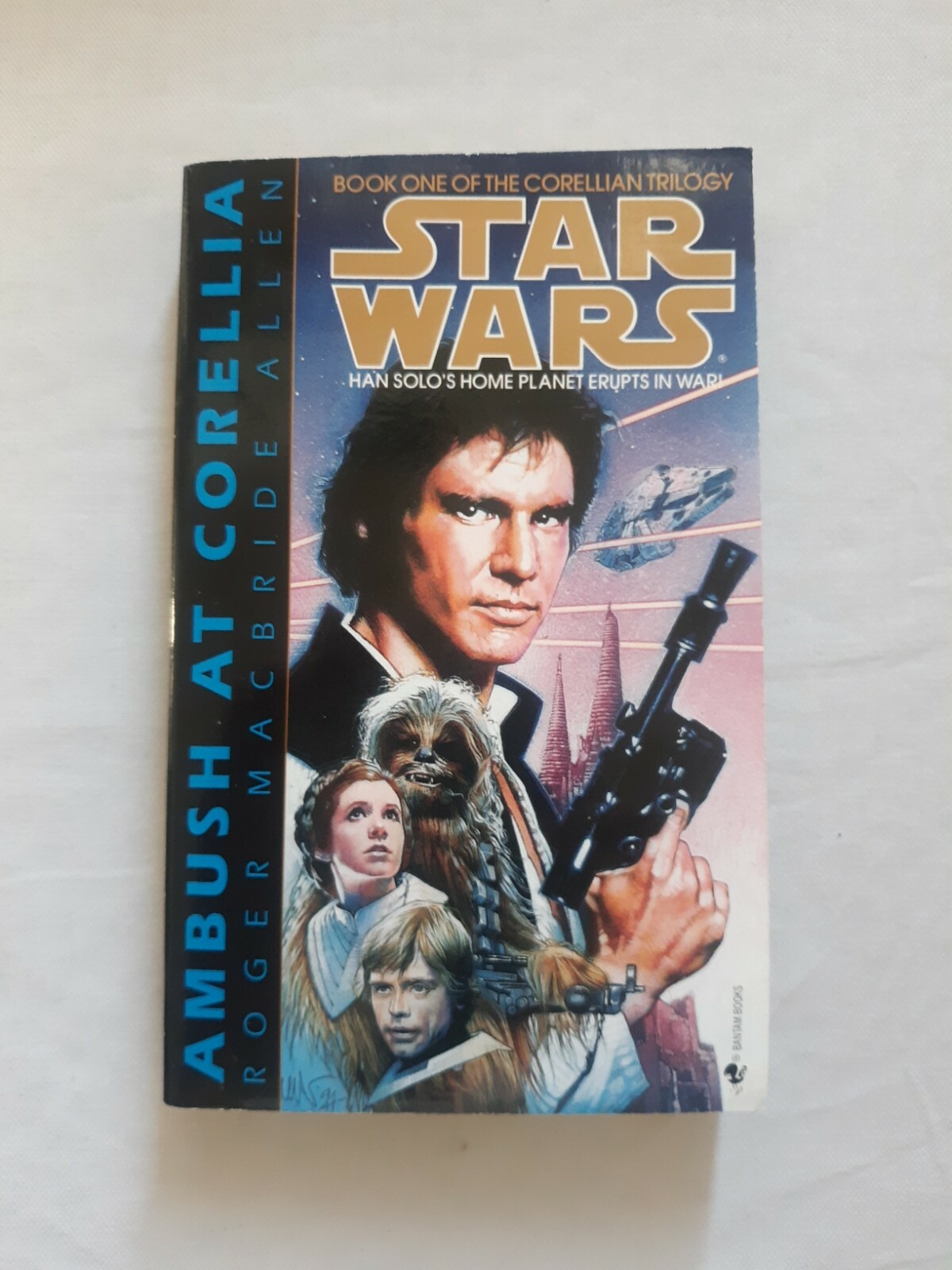 STAR WARS AMBUSH AT CORELLIA by Roger Macbride Allen 1995 paperback ...