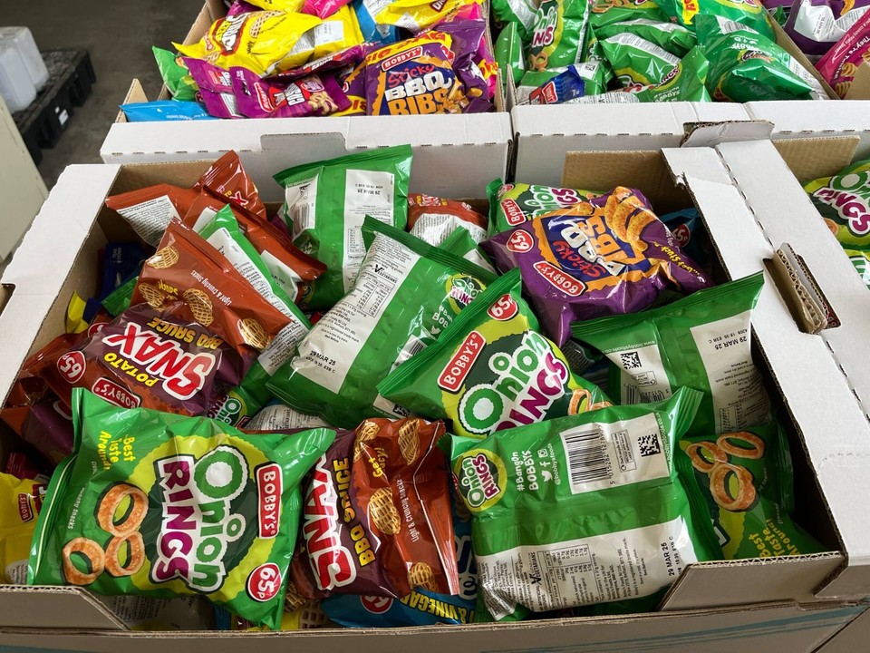 Very Popular Listing ** Bobby`s Crisps Randomly Mixed Case of 100 packs ...