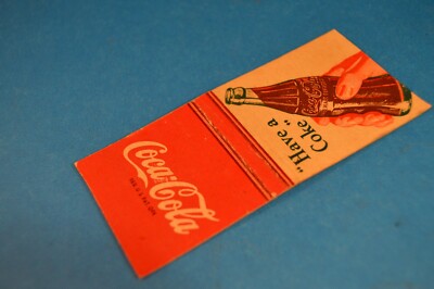 COCA-COLA "Have a Coke" BOBTAIL MATCHCOVER V intage SODA pop MATCHBOOK ...