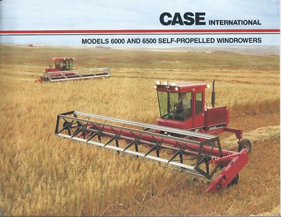 Farm Equipment Brochure - Case IH - 6000 6500 series - SP Windrowers ...