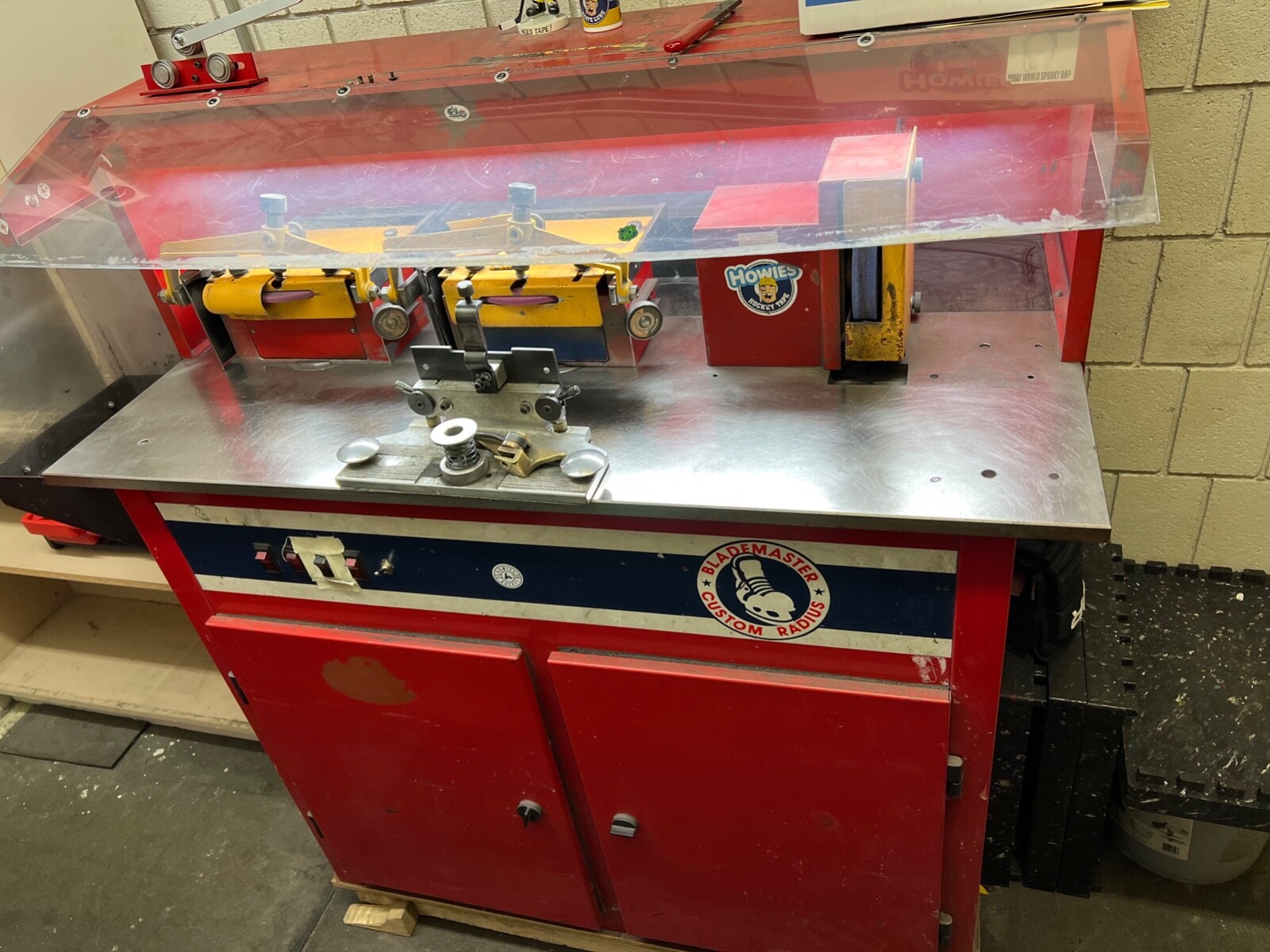 Blademaster BR-903 XF 3 HEAD SKATE SHARPENING MACHINE SHARPENER USED | eBay