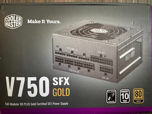 Cooler Master 750W 80 Plus Gold Power Supply SFX PSU V750 884102070846 ...