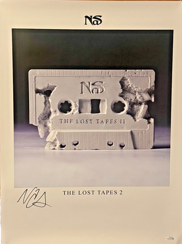 NAS Signed LOST TAPES II 18x24 Poster Autograph Musician RAPPER JSA COA ...