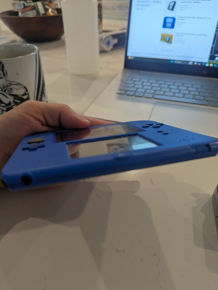 Nintendo 2DS Handheld Game Console FTR-001 Black/Blue w/ Charger No ...