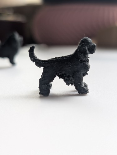 Black cocker spaniel miniature, cocker spaniel ornament, 2 cm | eBay UK