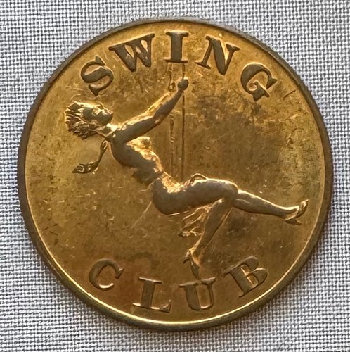 SWING CLUB Hollywood, CA Speakeasy Member Token 1930's to Mid 1940's ...