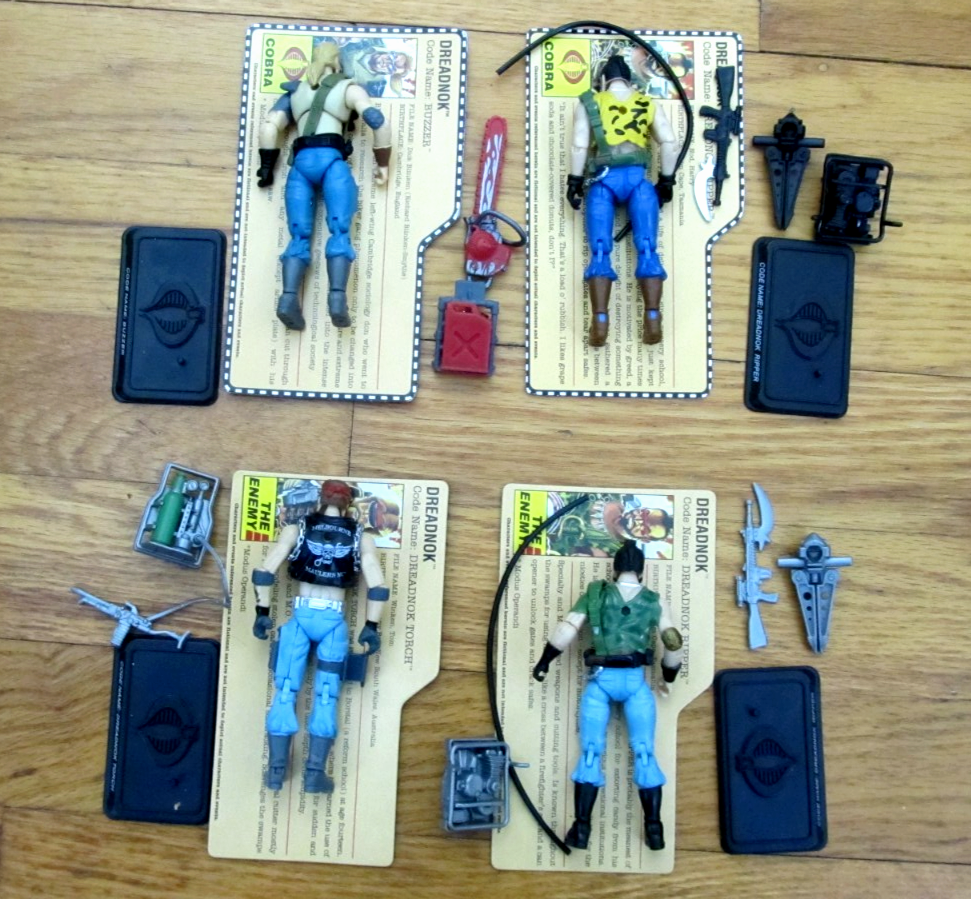 GI Joe 2007 25th Anniversary Dreadnoks, Buzzer, Torch, & Ripper Variant ...
