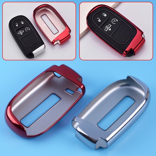 TPU Remote Smart Key Fob Case Cover Shell fit for Jeep Chrysler 200 300 ...