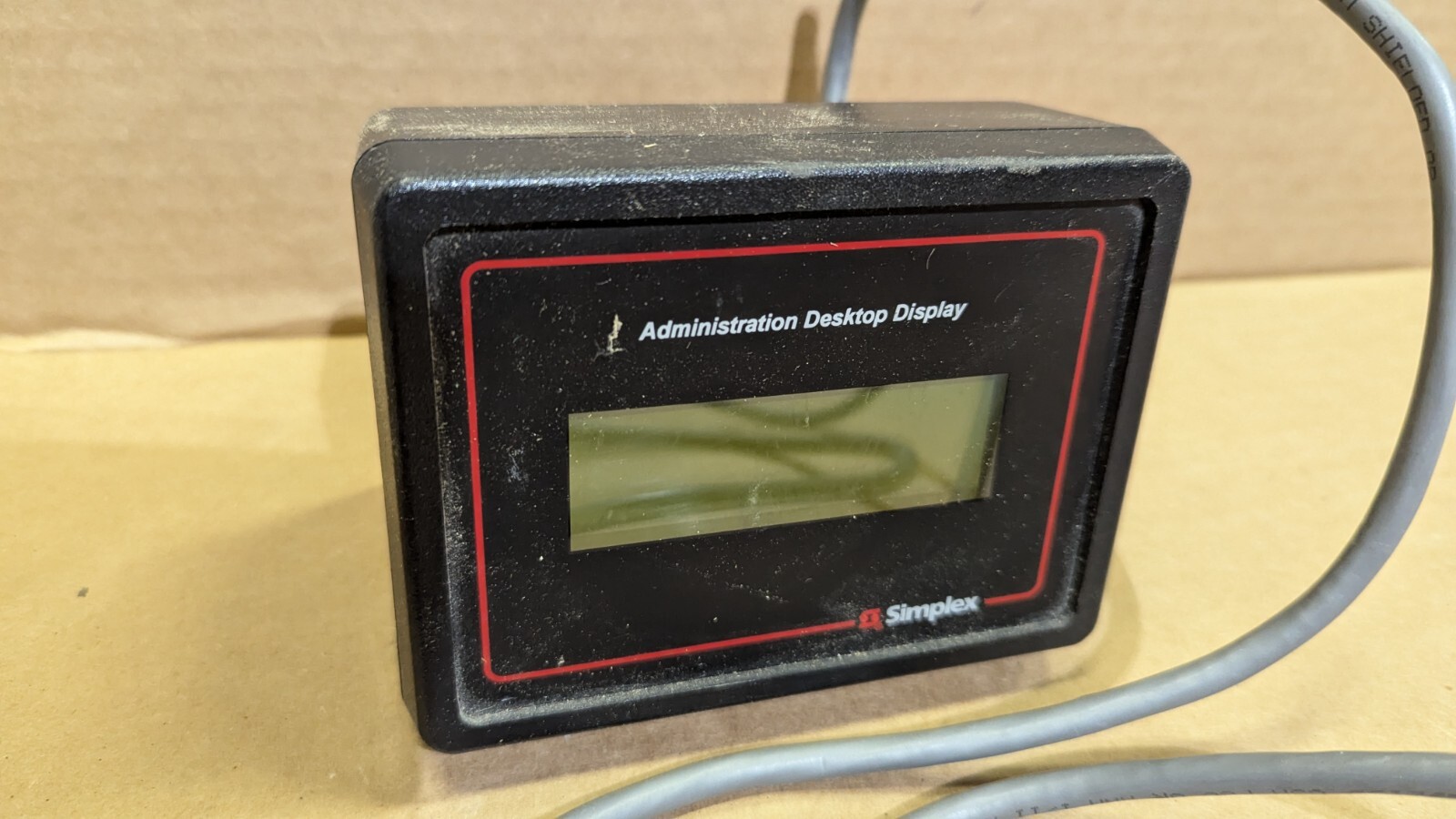 Simplex Valcom Clock VSLCD-40 Intercom System Administration Desktop ...