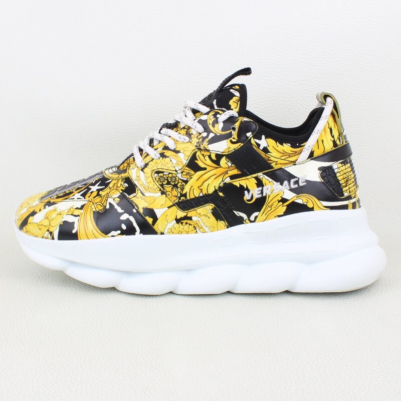 Versace Chain Reaction Baroque Trainer Sneakers: Size… - Gem