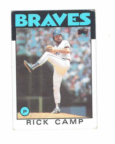 Rick Camp Atlanta Braves Pitcher #319 Topps 1986 #Baseball Card | eBay