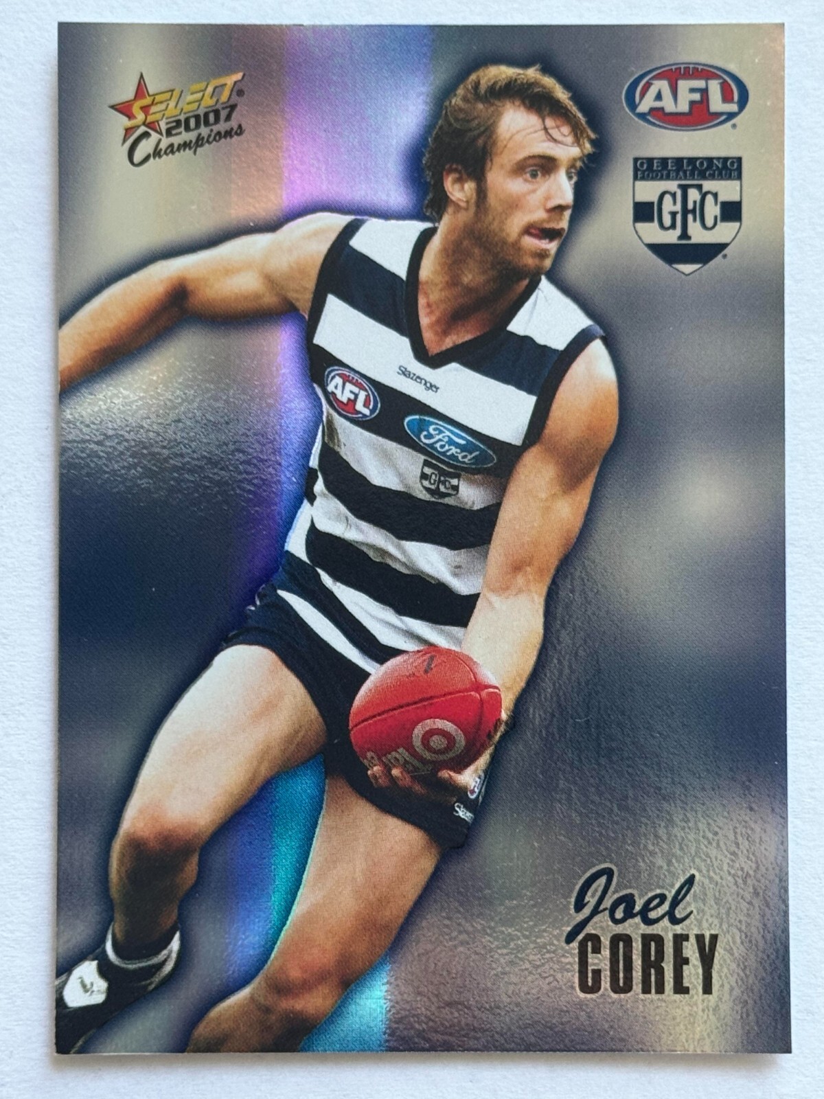 2007 Select Champions Holographic Foil - Joel Corey HF86 Geelong | eBay