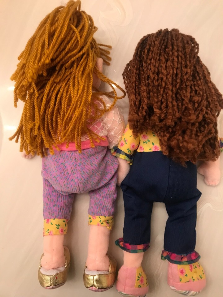 Lot 2 TY Doll Teenie Beanie Bopper Rockin Rose Loveable Lulu plush toy ...