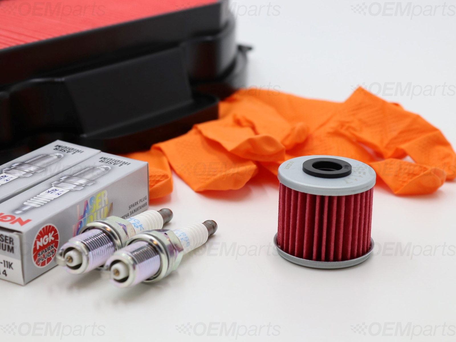 Air / Oil Filter (x2), Iridium Spark Plug, Drain Plug HONDA CTX 700 ...