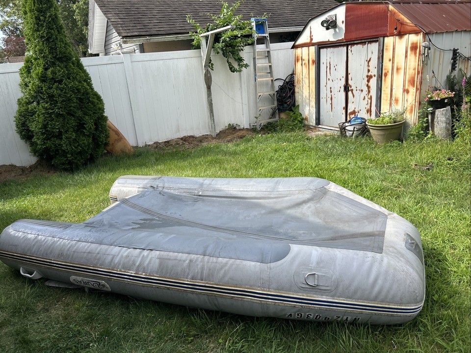 PICK UP ONLY**** Duras DX96 RIB With Oars Rigid Inflatable Boat USED | eBay