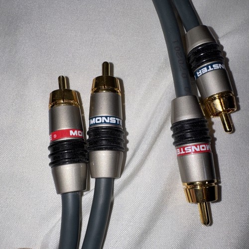MONSTER CABLE INTERLINK 300 MKII 6ft Audio Cables RCA Connection Grey ...