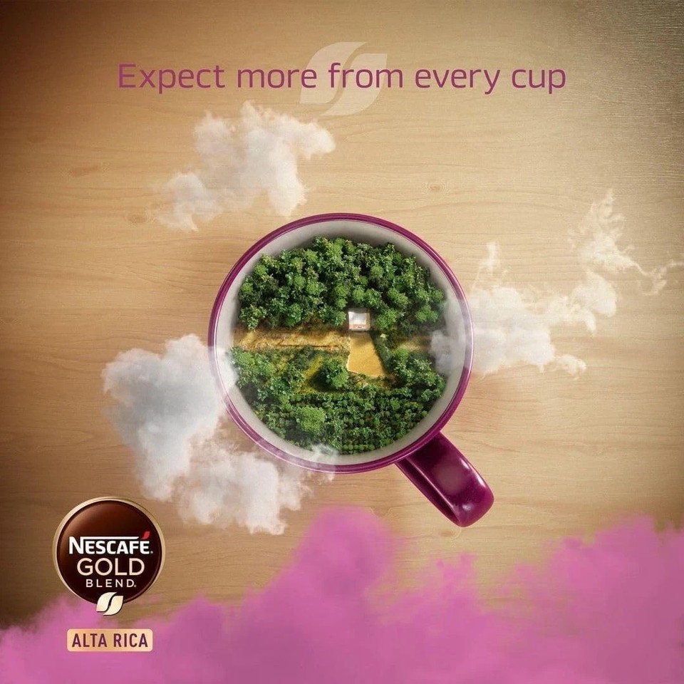NESCAFÉ Alta Rica Gold Blend Instant Coffee, Dark Roasted Premium ...