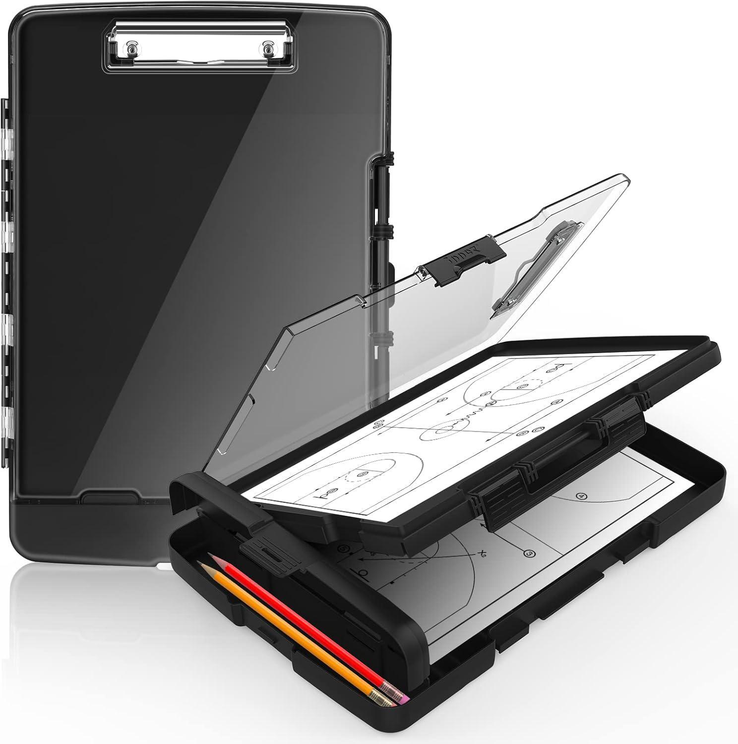 Original Clipboard With 2 Storage And Pen Holder, Heavy Duty Clip ...