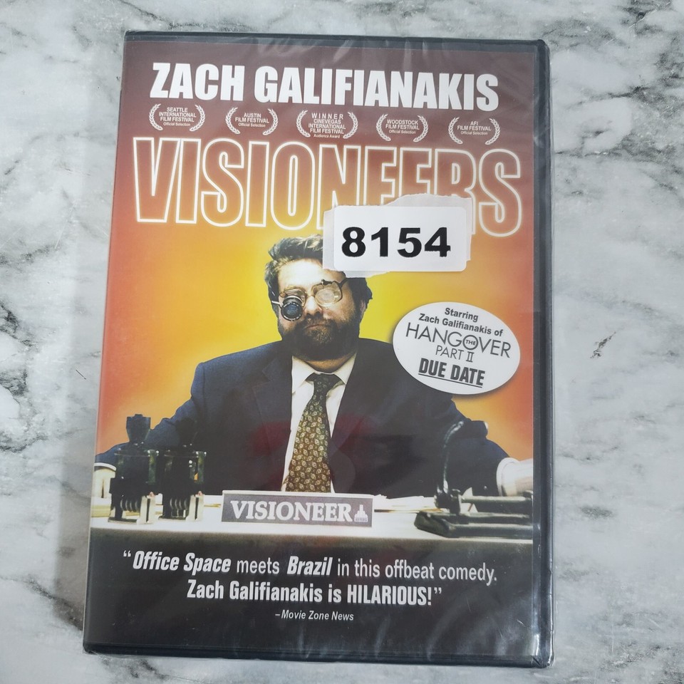 2011 Visioneers DVD Comedy/Sci-fi Zach Galifianakis Judy Greer ...