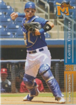 2019 Midland RockHounds Collin Theroux RC Rookie Oakland Athletics | eBay