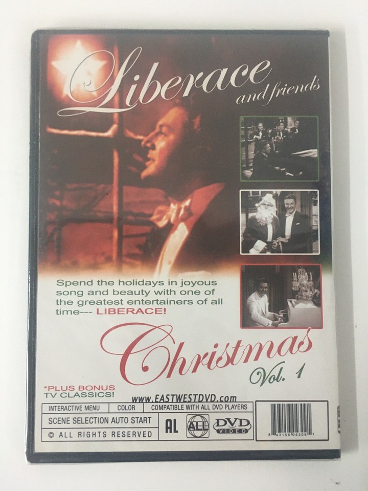 Liberace and Friends Christmas Vol 1 DVD New! 1950's Holiday Musical TV ...