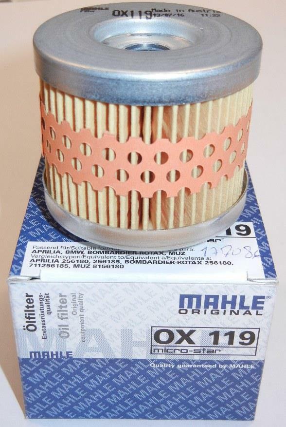 1980-1990 BMW R45 R60 R90 R100GS MAHLE brand OX36D Austrian OIL FILTERS ...