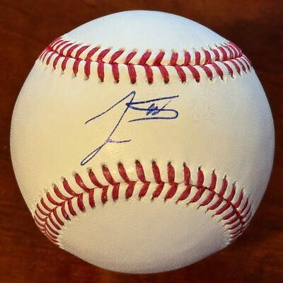 TRE MORGAN Signed Rawlings Official Major League Baseball Tristar ...