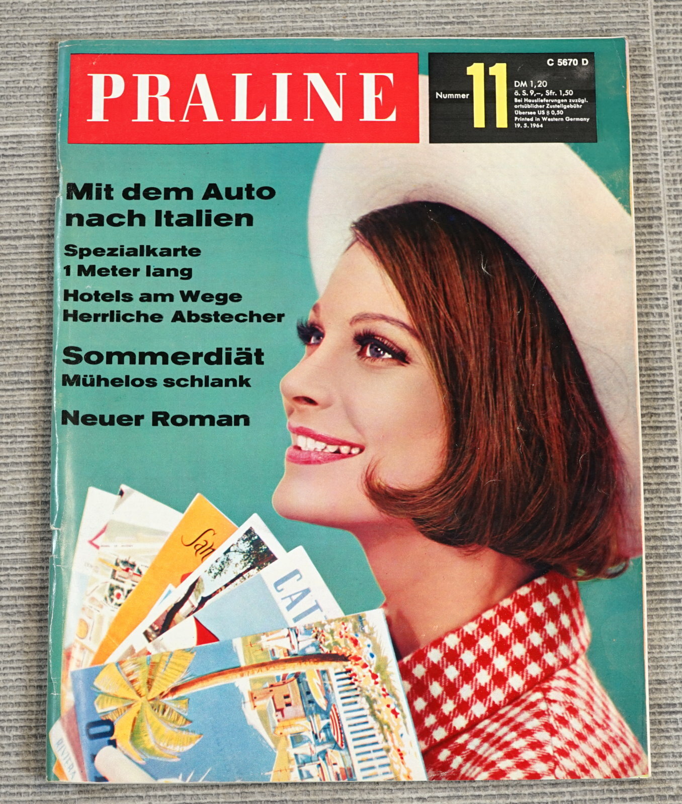Praline Nr. 11 Zeitschrift 19.5.1964 Reise Wissen Mode Wohnen Rezepte ...