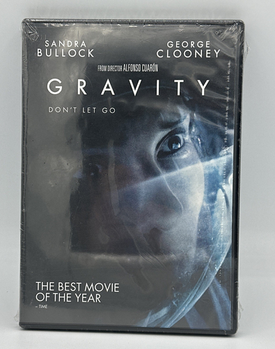 Gravity DVD Sandra Bullock George Clooney New Sealed | eBay